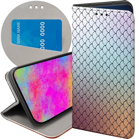 ETUI Z KLAPKĄ DO SAMSUNG GALAXY M G WZORY OMBRE GRADIENT KOLORY FUTERAŁ Samsung Electronics