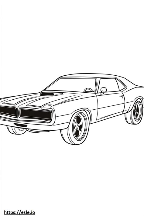 Fast And Furious Dodge Charger Coloring Pages 2025