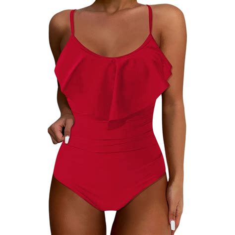 Msjuheg Womens One Piece Swimsuitsbathing Suit Monokinihigh Cut