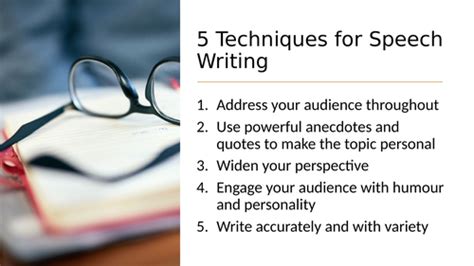 Writing A Speech Gcse English Language Paper 2 Section B Teaching Resources