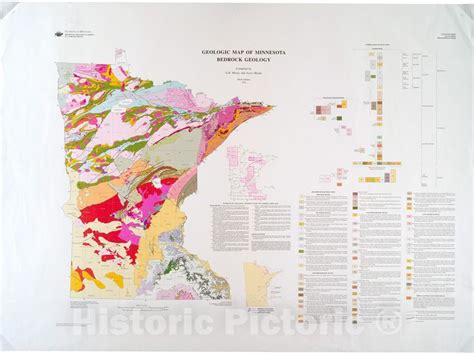 Map Geologic Map Of Minnesota Bedrock Geology Third Edition 2000