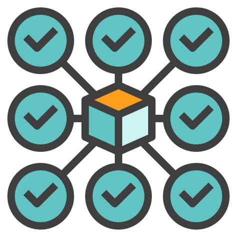 Block Blockchain Network Technology Validation Icon Download On Iconfinder