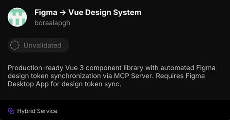 figma → vue tasarım sistemi mcp se · lobehub