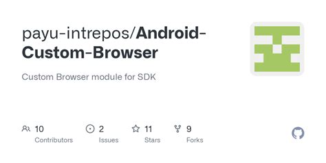 Github Payu Intreposandroid Custom Browser Custom Browser Module For Sdk