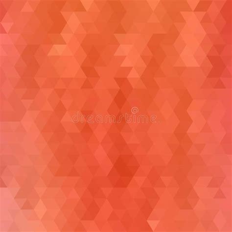 Red Triangular Background Template For Business Presentation Layout