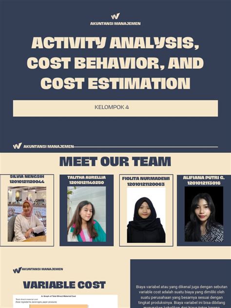 Kelompok 4 Activity Analysis Cost Behavior And Cost Estimation Pdf