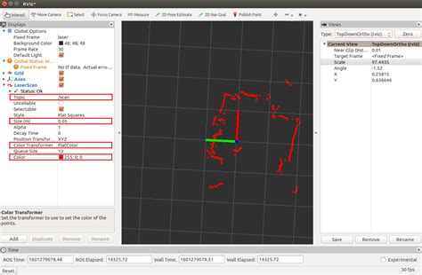 RobotStudio ROS 機器人開發研究室 ROS 使用 RViz 繪製 LiDAR 掃描的數據