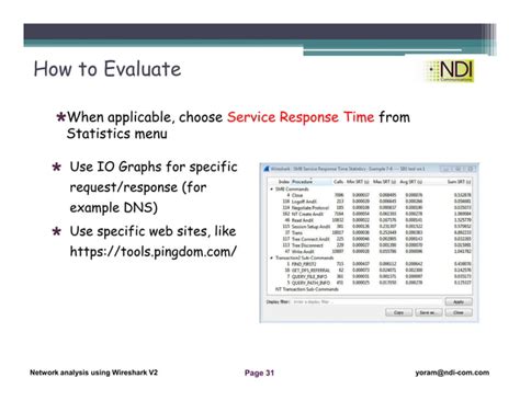 lesson 7 network analysis using wireshark advanced statistics tools