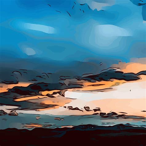 Nature Landscape Digital Painting Digital Art By Randy R Fine Art America