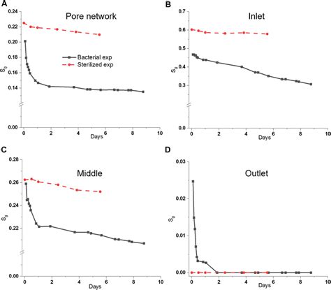 Plots Of The Dynamics Of H2 Saturation In The Whole Pore Network