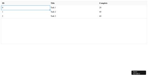 React Data Grid Copy Paste V7 Forked Codesandbox
