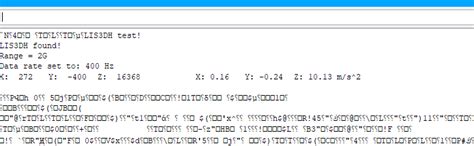 Acceldemo Spitting Out Random Characters Ide 1x Arduino Forum