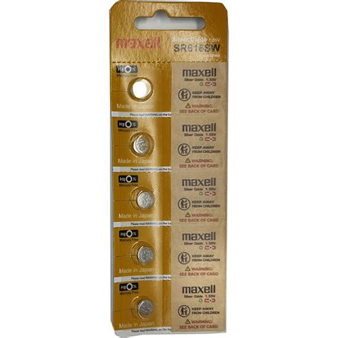 Maxell SR616SW 5pcs - RUNTOP