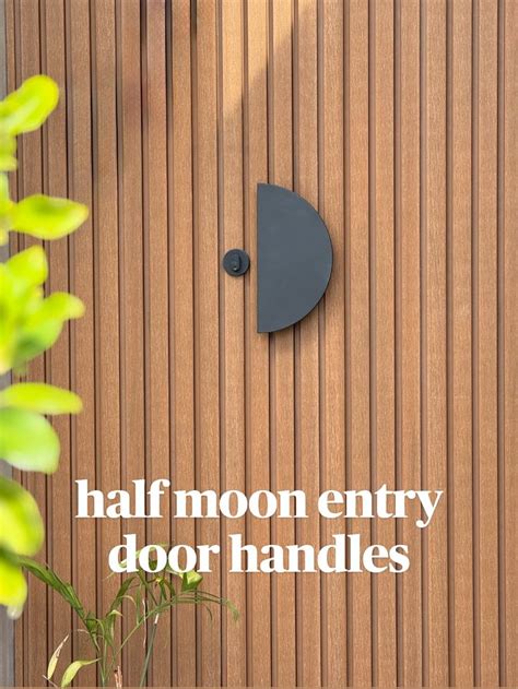 Mezza Luna 300 Moon Front Door Half Moon Door Plates Mcm Front Door