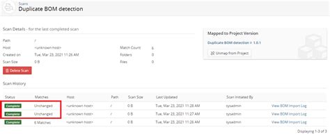 About Duplicate Bom Detection