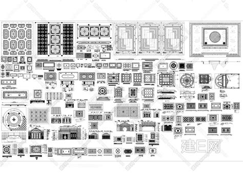 欧式天花吊顶cad合集施工图下载 施工图欧式天花吊顶cad合集下载 施工图欧式天花吊顶cad合集免费下载 建e室内设计网