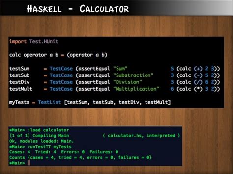 Haskell Scala Exercises Presentation