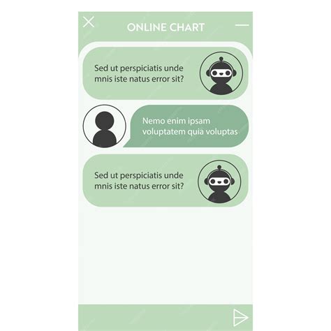 Premium Vector Chatbot Window User Interface Of Application With