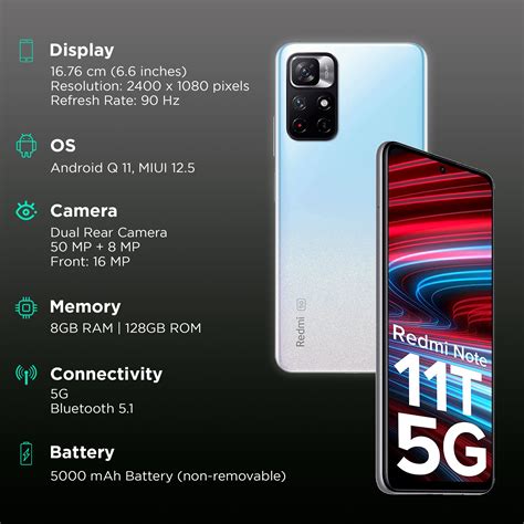 Buy Redmi Note T G Gb Ram Gb Stardust White Online Croma