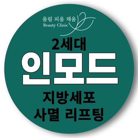 인모드 리프팅 2세대 할인 가격 후기 전후 효과 정보 By 올피채의원올림피움채움 강남점 여신티켓 국내 1등 피부과 성형외과 플랫폼