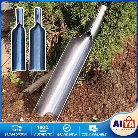 Jual Alat Pembuat Lubang Tanah Alat Plong Mulsa Pertanian Sekop Lempak Tanah Gagang Bahan Baja