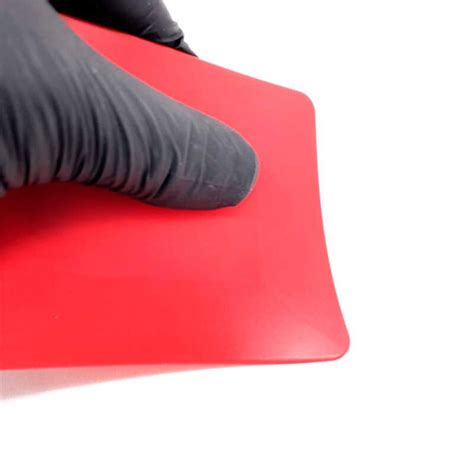 Ragle Cam Filmi Folyo Uygulama Aparatı Teflon Plastik Kırmızı 77x105 Mm İşte Kırtasiye