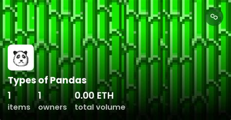 Types Of Pandas Collection Opensea