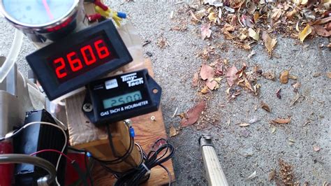 4 Led Digital Tachometer Ebay And Tiny Tach Briggs 5hp Youtube