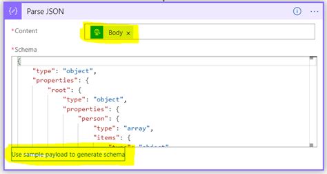 Azure Logic Apps Is There An Equivalent To The Parsejson Action For