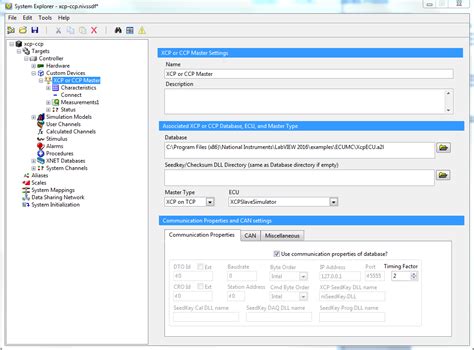 Problems With Xcp Or Ccp Master Custom Device Configuration Ni