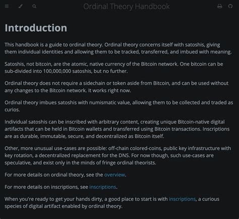 the ordinal theory handbook released