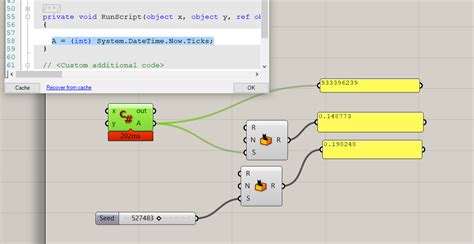 Populating A Surface With Points Randomly Each Time Grasshopper