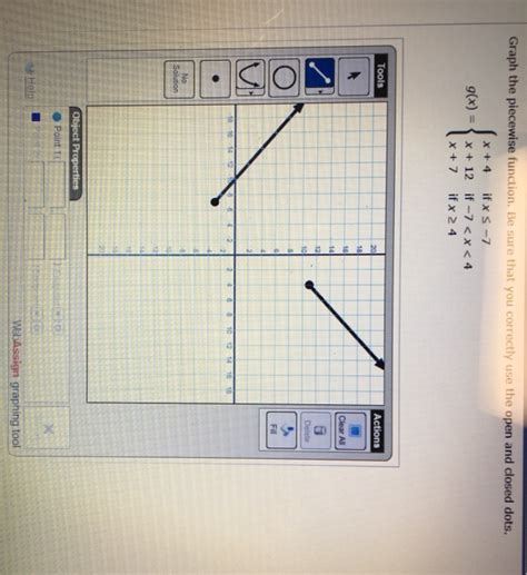 Solved Graph The Piecewise Function Be Sure That You Chegg