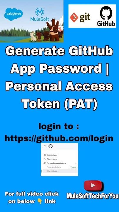 How To Generate App Password Personal Access Token Pat From Github