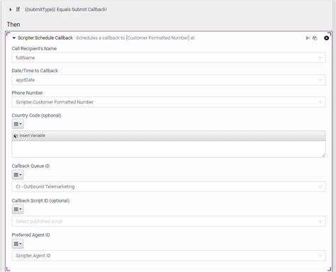 Scripter Dialer Scheduled Callback Platform API Genesys Cloud Developer Forum