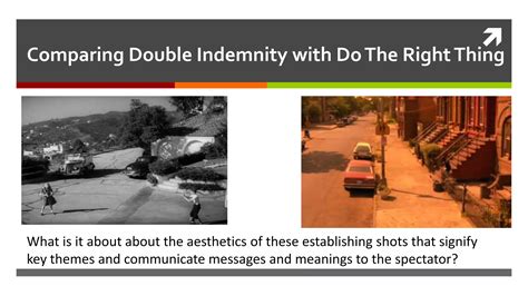 Comparing Double Indemnity And Do The Right Thing Pptx