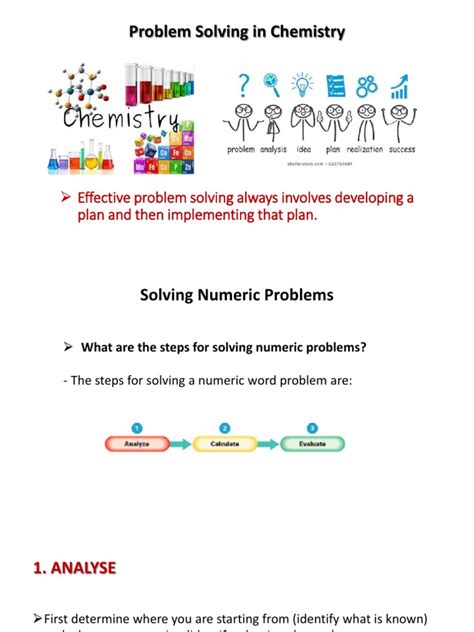 Chapter 4 Problem Solving Inchemistry Pdf Pdf Physical