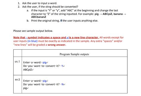 Solved 1 Ask The User To Input A Word 2 Ask The User If
