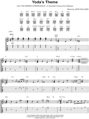 Yodas Theme Sheet Music 16 Arrangements Available Instantly