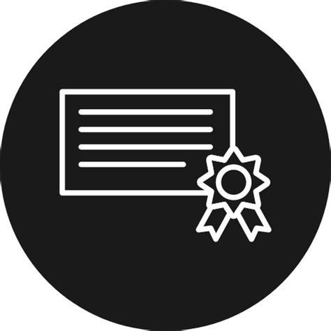 Certificate Icon Credential Icon Recognition Icon Diploma Icon Degree Icon Accreditation