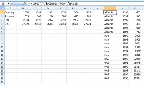 Ms Access How To Stack Up Excel Row To Column Stack Overflow