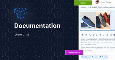 Type Cms Documentation