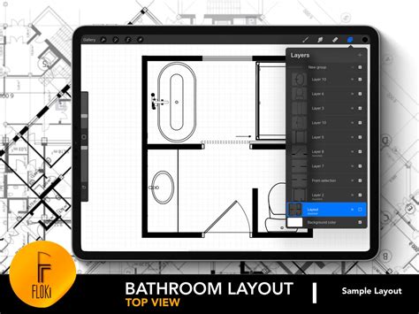 Architectural Bathroom Layout For Procreate Bathroom Design 14 Bathroom