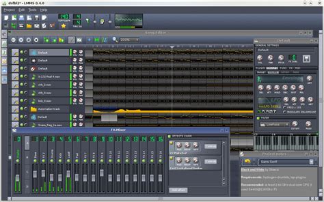 LMMS V Free Open Source Cross Platform Music Production Software