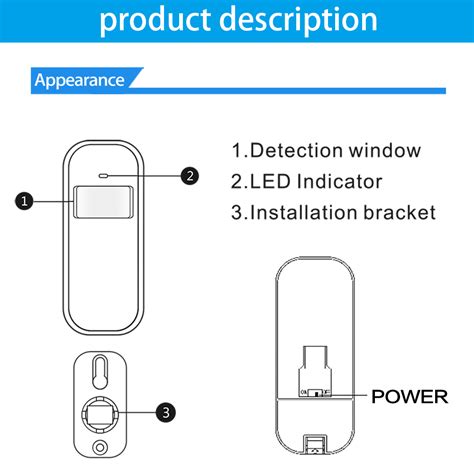 433mhz Motion Sensor Wireless Mini Pir Infrared De Vicedeal