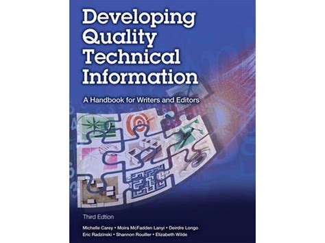 Livro Developing Quality Technical Information De Michelle Careymoira