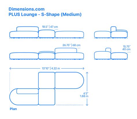 Modular Lounge Seating Dimensions And Drawings