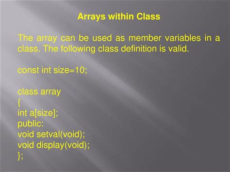 Classes And Objects Ppt Download