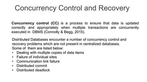 Distributed Database Management System Ppt