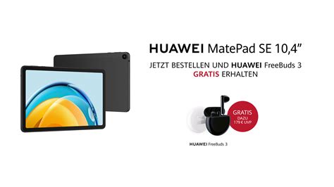O2 Telefonica HUAWEI MatePad SE LTE Frühlings Deals Aktion